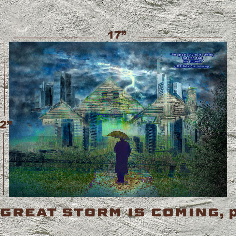 POSTER – The Great Storm is Coming, J.R. R. Tolkien’s Series, 17″x12 ...